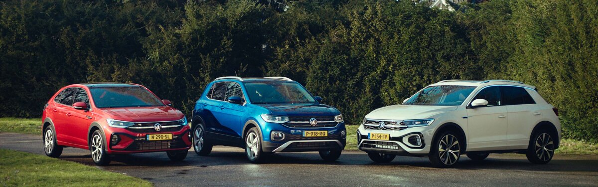 Keuzehulp: ga voor de Volkswagen T-Cross, T-Roc of Taigo